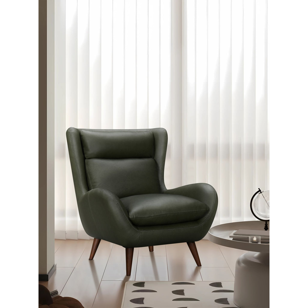 Tenth+Maple Delight Accent Chair - Ranger Moss | Meubles Klomie Furniture