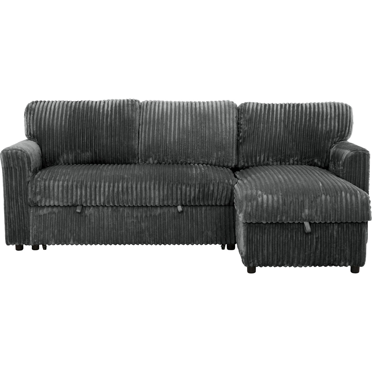 Arabella Media Sleeper - Opulence Dark Grey | Meubles Klomie Furniture
