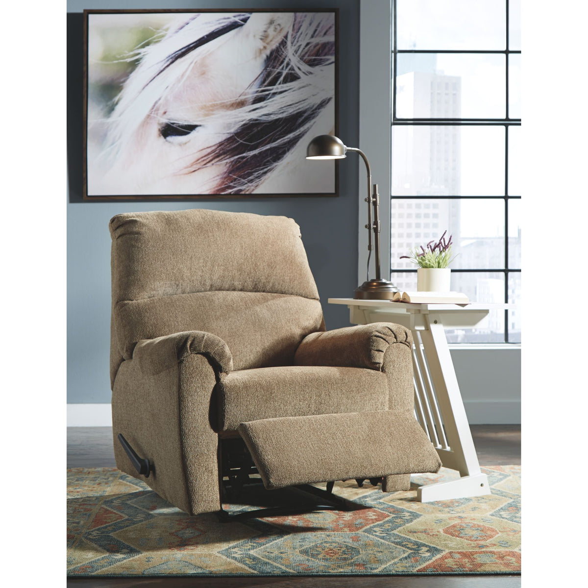 Nerviano Zero Wall Recliner - Mocha | Meubles Klomie Furniture