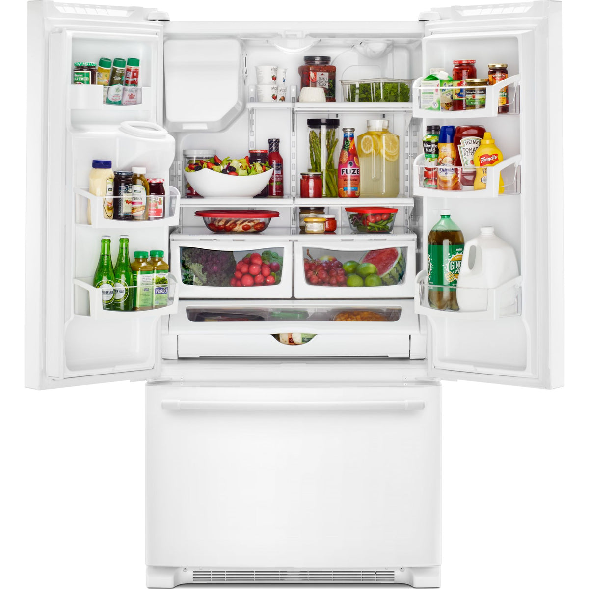 Maytag 36- Inch Wide French Door Refrigerator with PowerCold Feature ...
