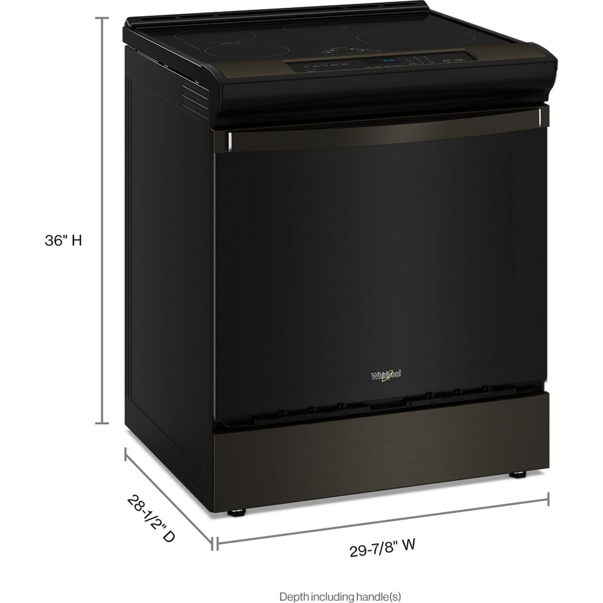 Whirlpool 30-inch Induction Range with No Preheat Air Fry -Fingerprint ...